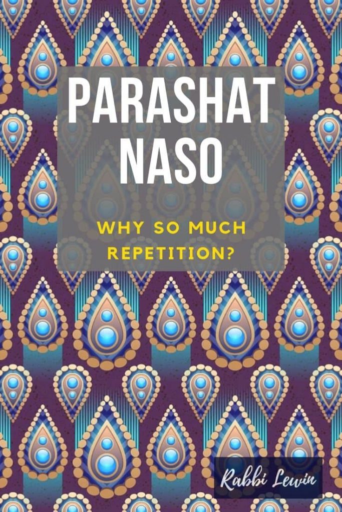 Parashat Naso - Creative Repetition - Rabbi Lewin
